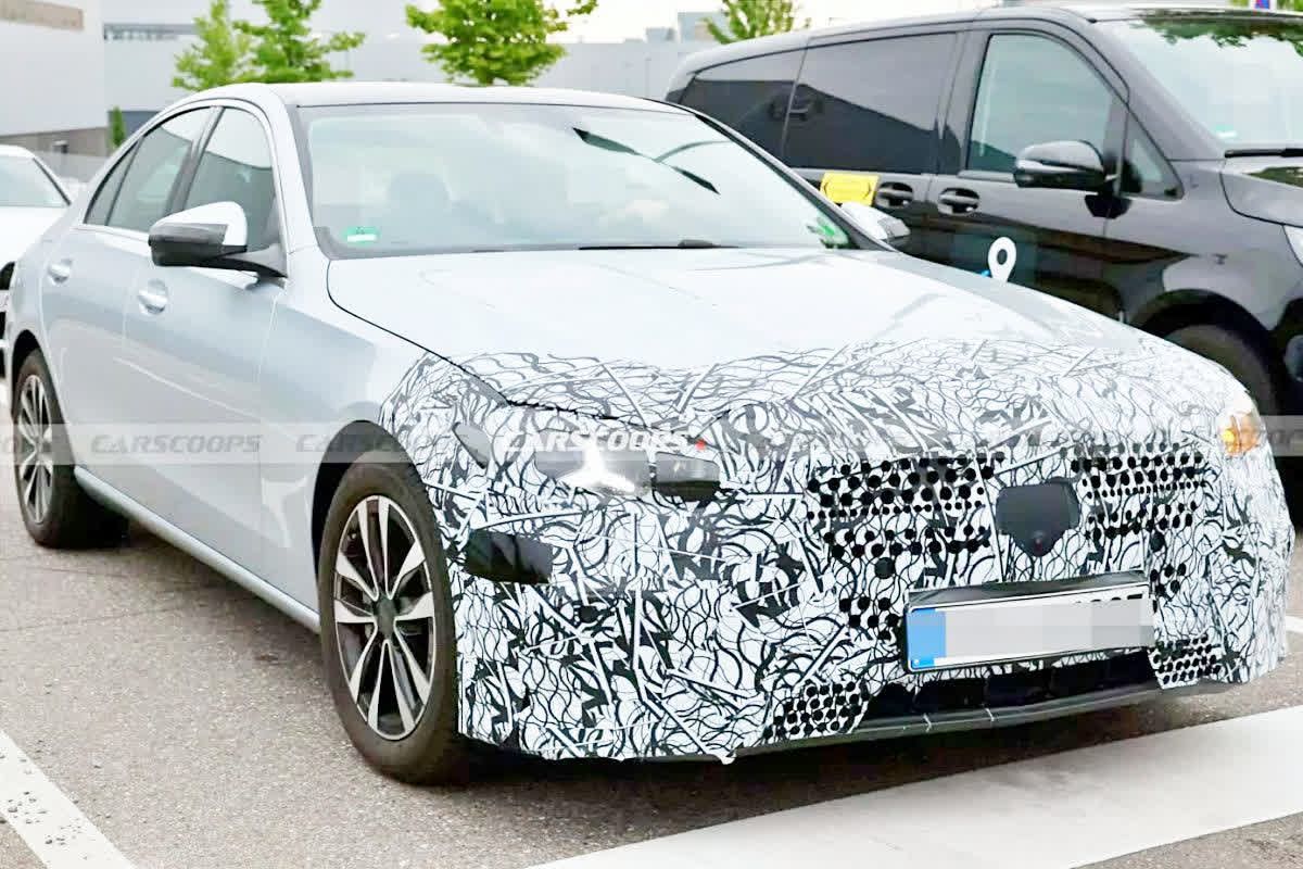 Spied: The Next C-Class Gets a Starry New Look and Smarter Cabin