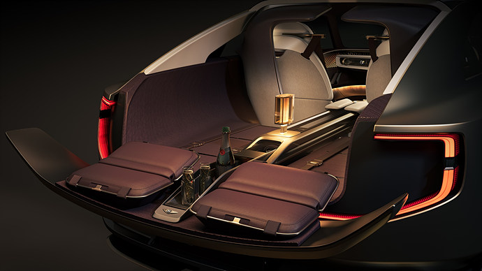 Bentley’s Wild New Concept Car Has Picnic Seats and a Fridge