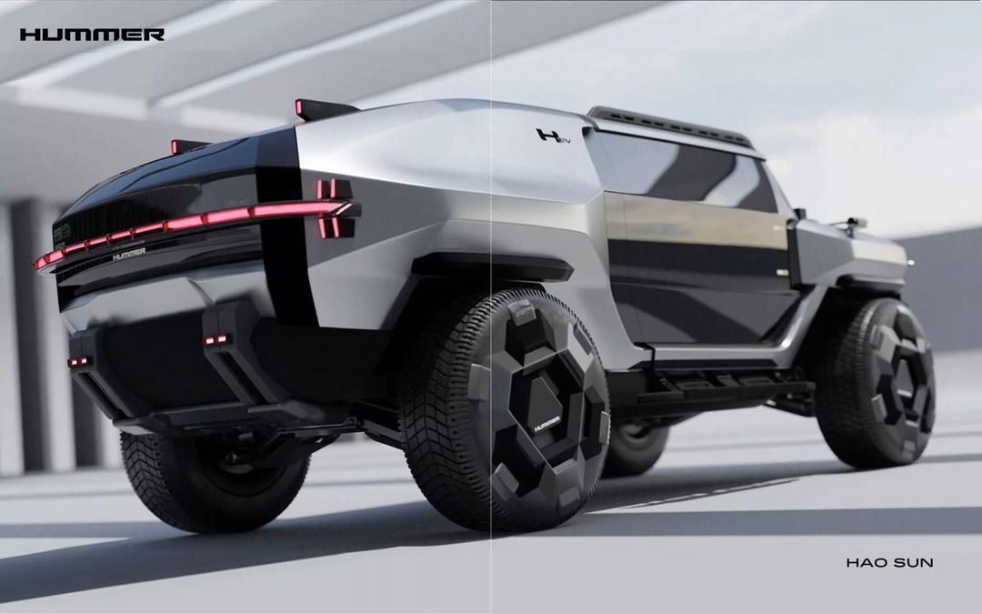 The Two-Door Hummer Is Finally Back, the GMC Hummer HEV Peak.