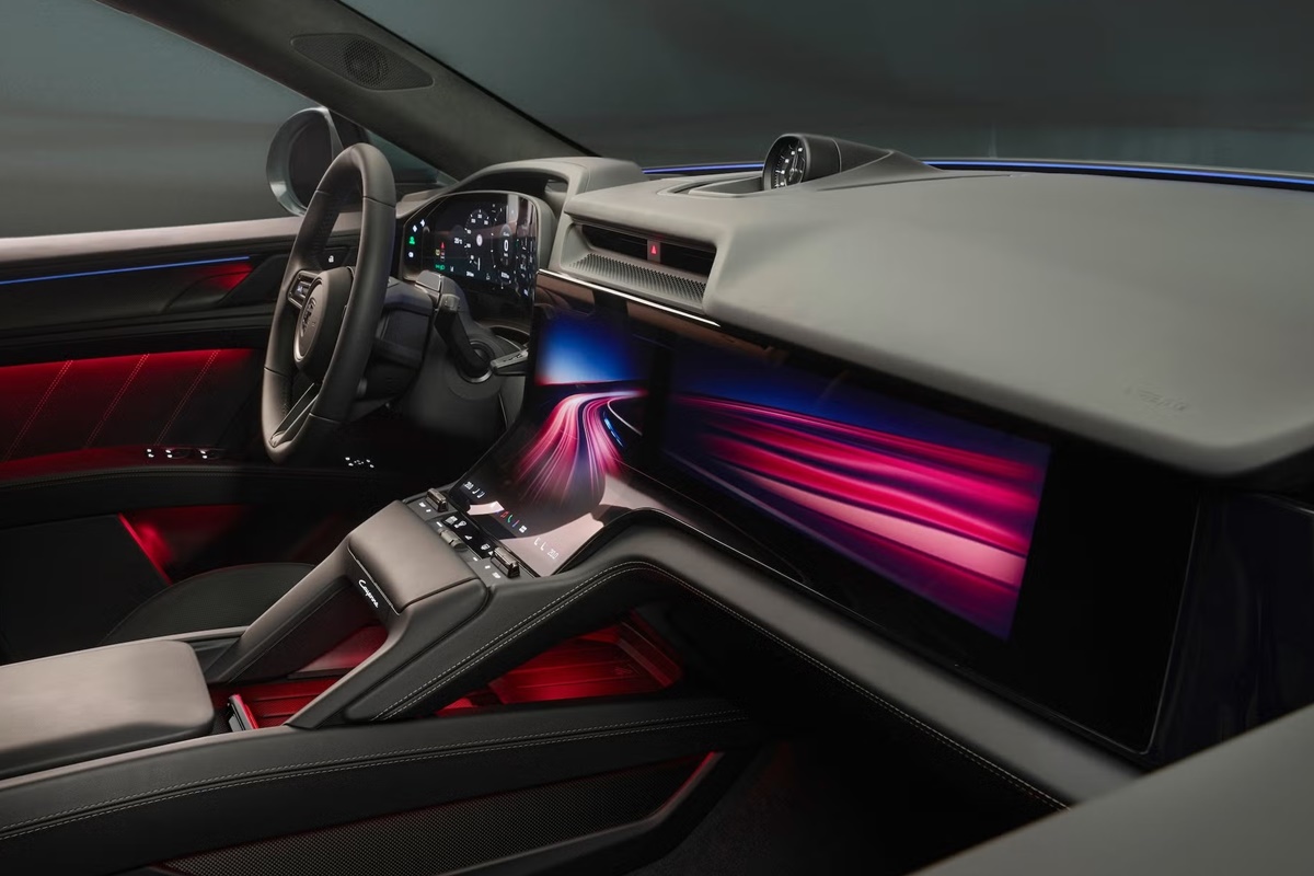 Porsche Just Revealed Its ‘Flow Display’—A Sci-Fi-Style Screen That ...