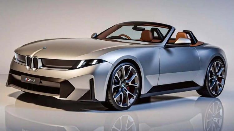 BMW’s Next Z4 Just Went Electric—And These Photos Are Almost Too Hot to ...