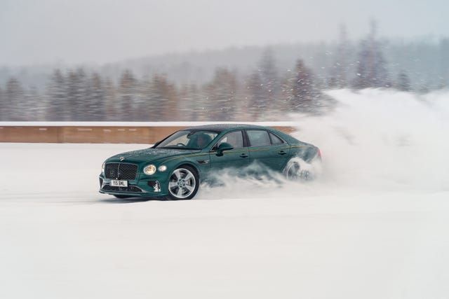 Bentley vs. Ice: The Flying Spur Speed Just Shattered a Record on ...