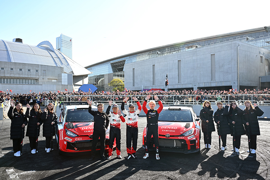 Toyota Turned the Tokyo Auto Salon Into a Full-Throttle Rally Show