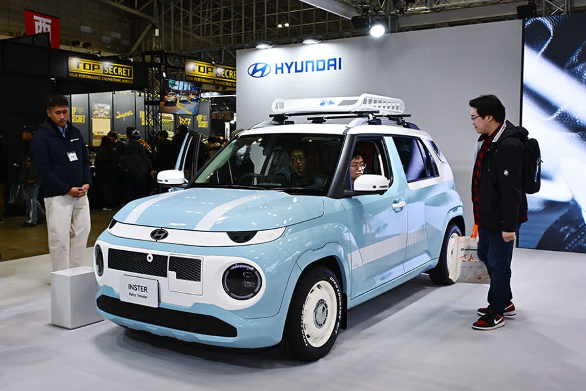 Hyundai Turned a Tiny EV Into a Retro Classic With a Modern Twist