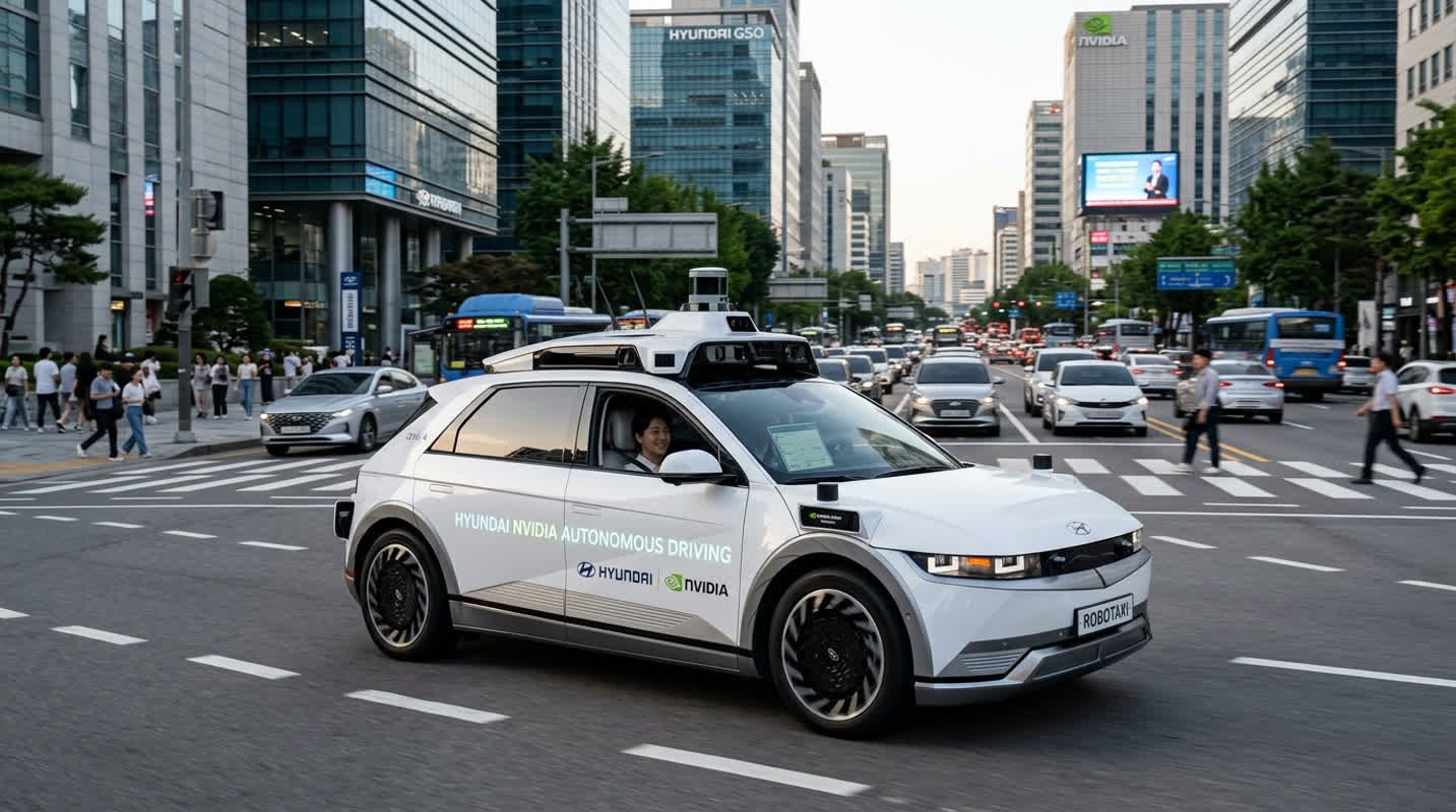 Hyundai Invests $93.9 Billion to Build Level 4 Robotaxis With NVIDIA